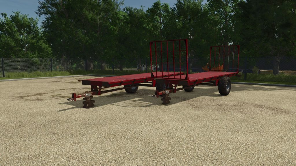 FS25 Old flatbed trailer V1.0.0.0 Mod - Farming Simulator 25