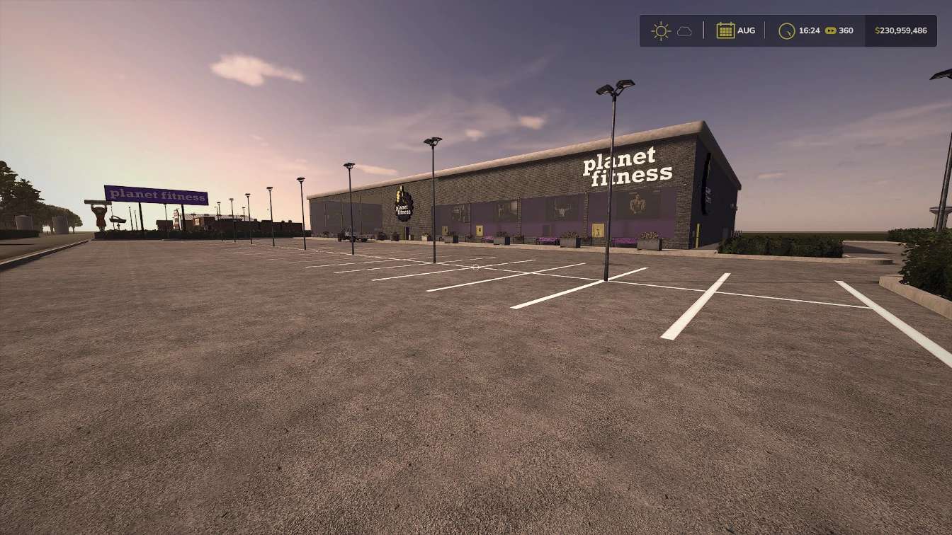 FS25 Planet Fitness v1.0.0.0 Mod - Farming Simulator 25