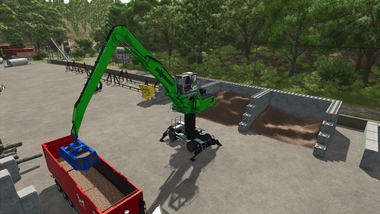 FS25 Sennebogen 835G Hybrid V1.0.0.0 Mod - Farming Simulator 25