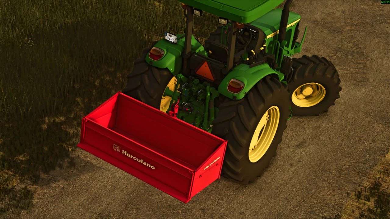 FS25 Transport box 3 points Herculano v1.0.0.0 Mod - Farming Simulator 25
