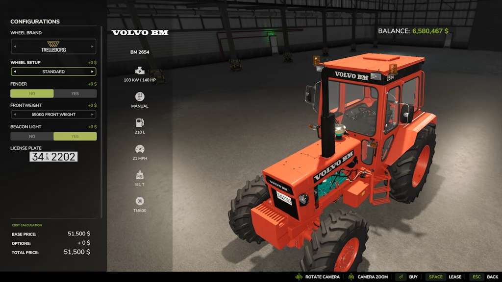 FS25 Volvo BM 2654 v1.7.0.0 Mod - Farming Simulator 25
