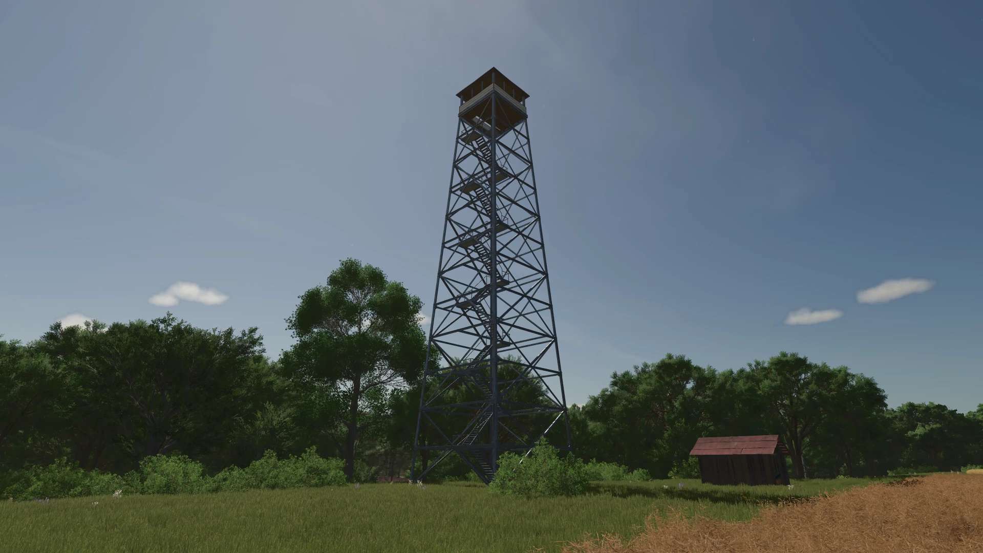 FS25 Watch Tower v1.0.0.0 Mod - Farming Simulator 25