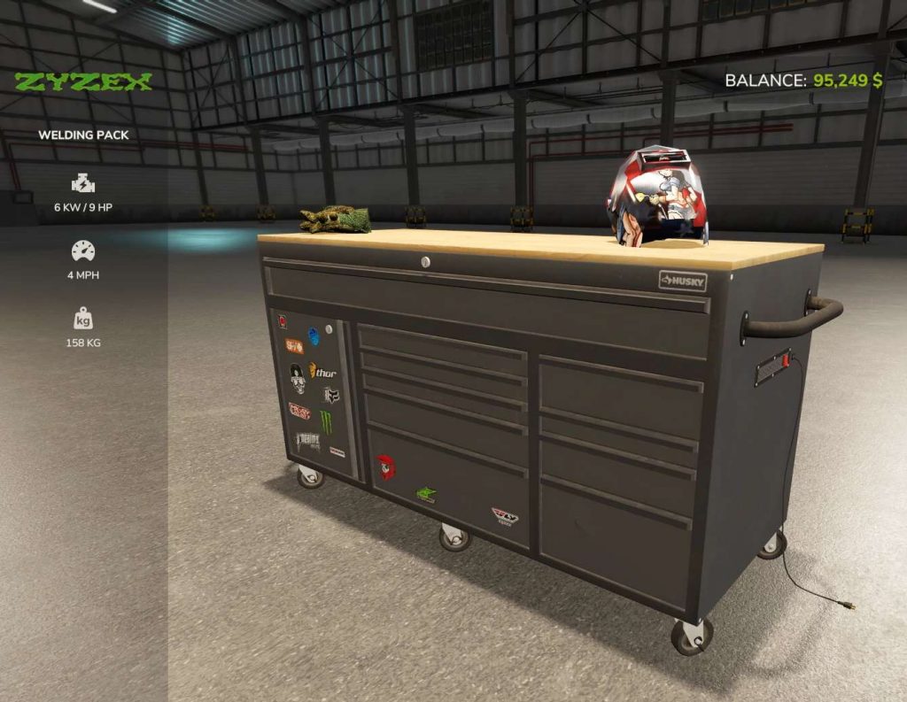 FS25 Husky Toolbox v1.0.0.0 Mod - Farming Simulator 25