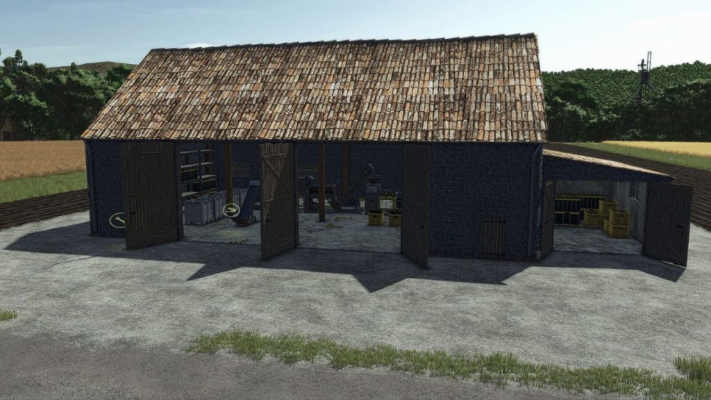 FS25 Italian Oil Mill V1.0.0.0 Mod - Farming Simulator 25