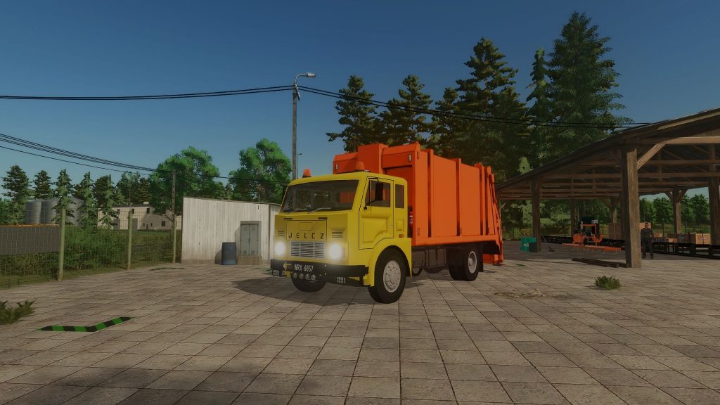 FS25 Jelcz 315M garbage truck V1.0.0.0 Mod - Farming Simulator 25
