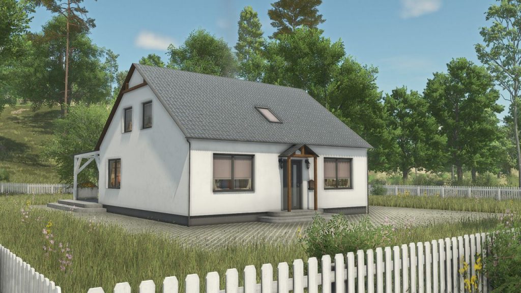 FS25 Modern House EU V1.0.0.0 Mod - Farming Simulator 25