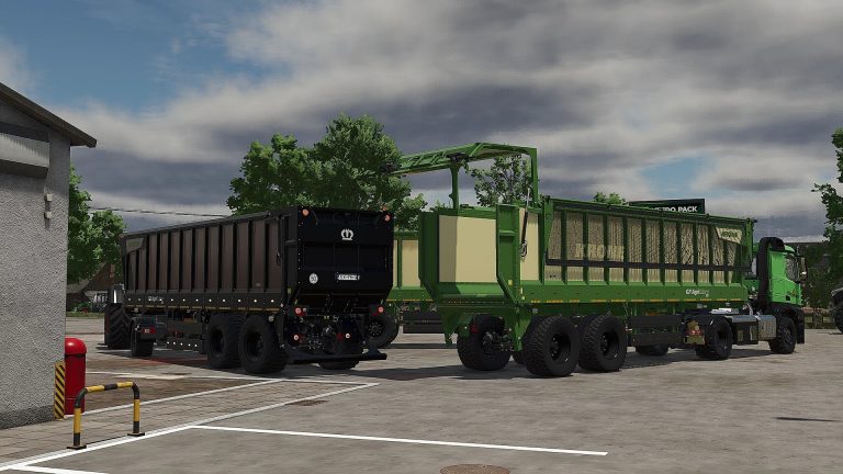 FS25 KRONE GX AgriLiner 520 v1.0.1.0 Mod - Farming Simulator 25