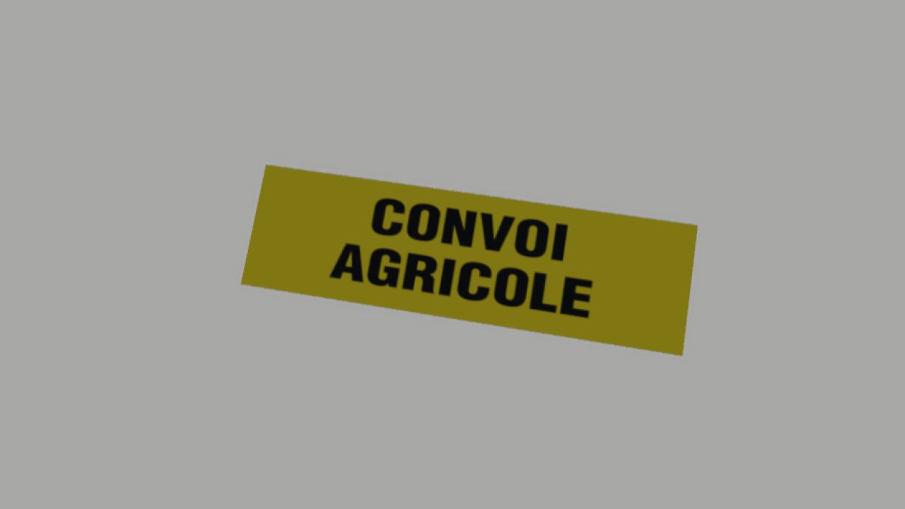 FS25 Agricultural convoy panel Prefab V1.0.0.0 Mod - Farming Simulator 25