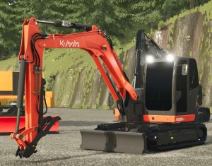FS25 ATC25 Kubota KX080 v1.0.0.0 Mod - Farming Simulator 25