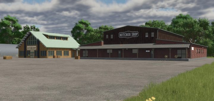 FS25 BUTCHER SHOPS v1.0.0.0 Mod - Farming Simulator 25