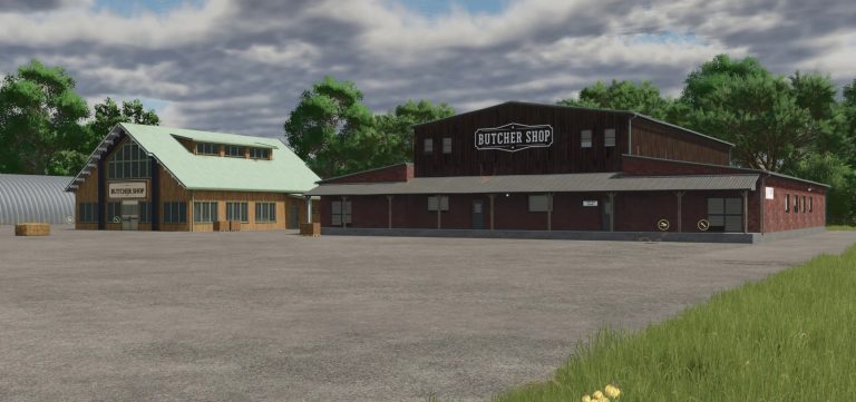 FS25 BUTCHER SHOPS v1.0.0.0 Mod - Farming Simulator 25