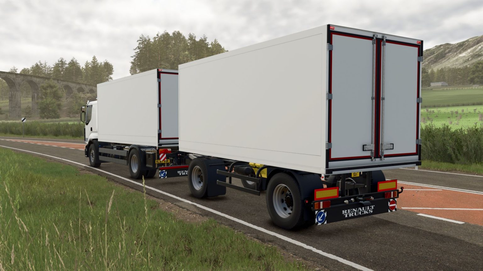 FS25 Cargo Trailer V1.0.0.0 Mod - Farming Simulator 25