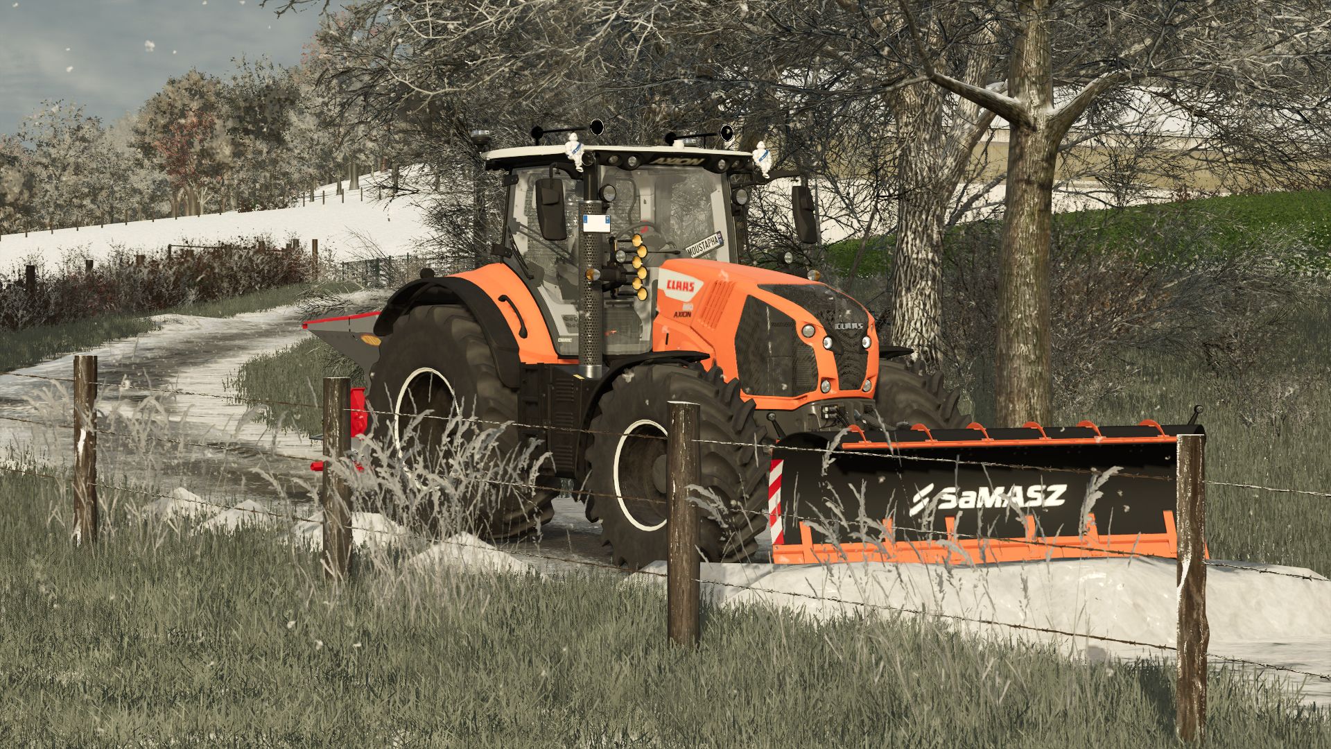 FS25 Claas Axion 870-800 Grey Edition V1.0.0.1 Mod - Farming Simulator 25