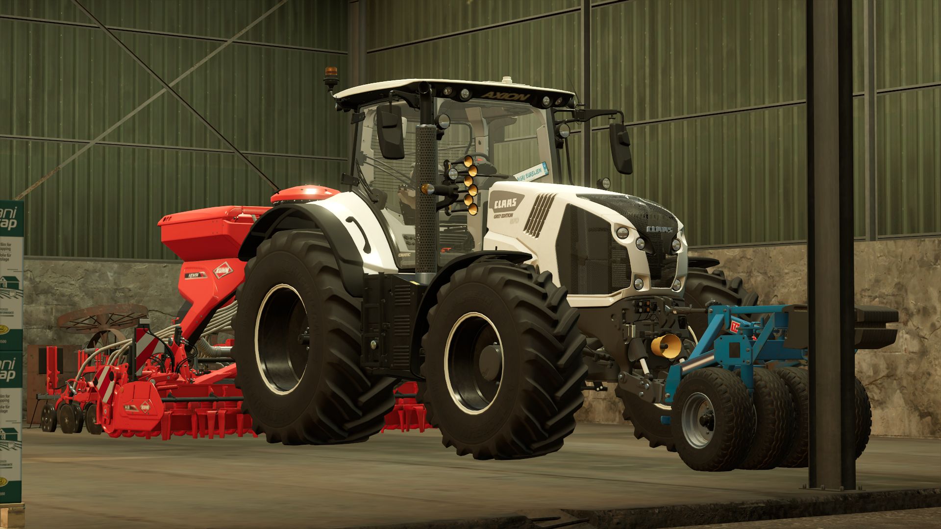 FS25 Claas Axion 870-800 Grey Edition V1.0.0.1 Mod - Farming Simulator 25