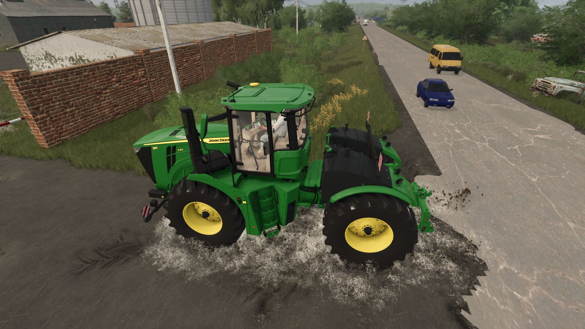 FS25 Dynamic Puddles V1.0.2.0 Mod - Farming Simulator 25