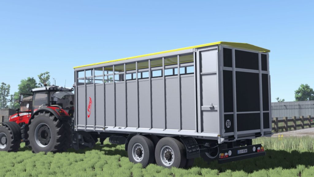 FS25 Fliegl Animal Transport Trailer V1.2.0.0 Mod - Farming Simulator 25