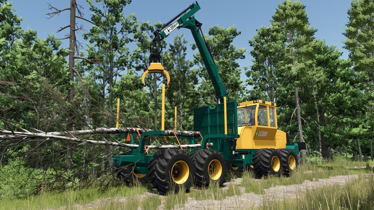 FS25 Lizard LogFlex Series V1.0.5.0 Mod - Farming Simulator 25