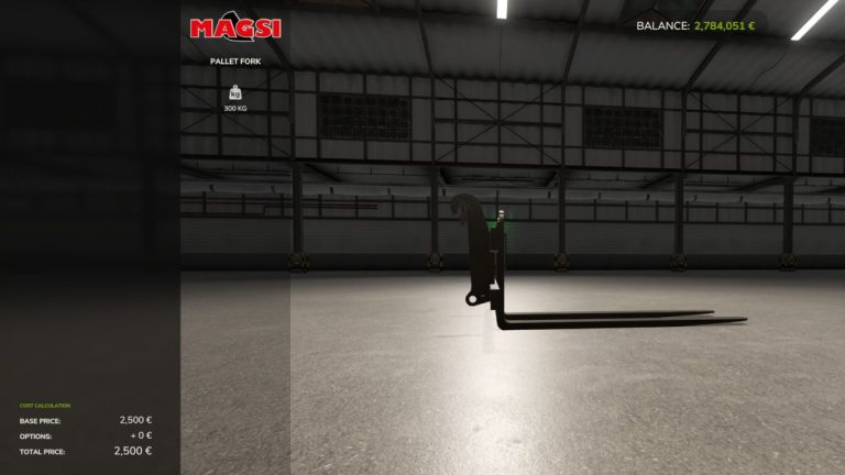 FS25 Longer and Wider Loader Forks V1.0.0.0 Mod - Farming Simulator 25