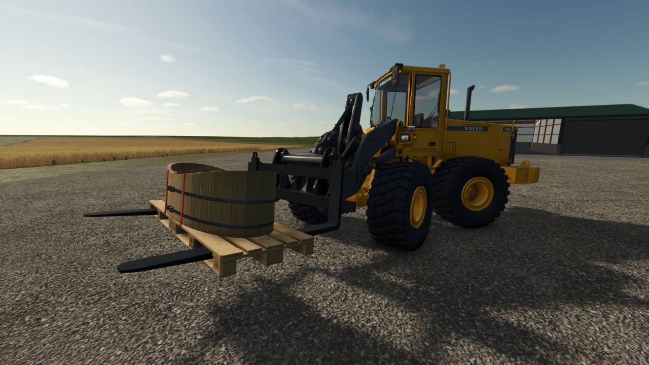 FS25 Longer and Wider Loader Forks V1.0.0.0 Mod - Farming Simulator 25
