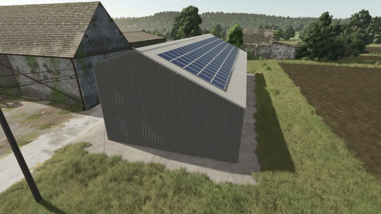 FS25 Metal agricultural shed V1.0.0.0 Mod - Farming Simulator 25