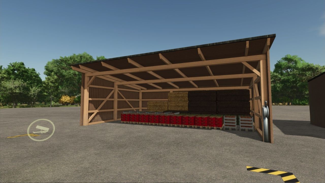FS25 Pallet And Bale Storage V1.0.0.0 Mod - Farming Simulator 25