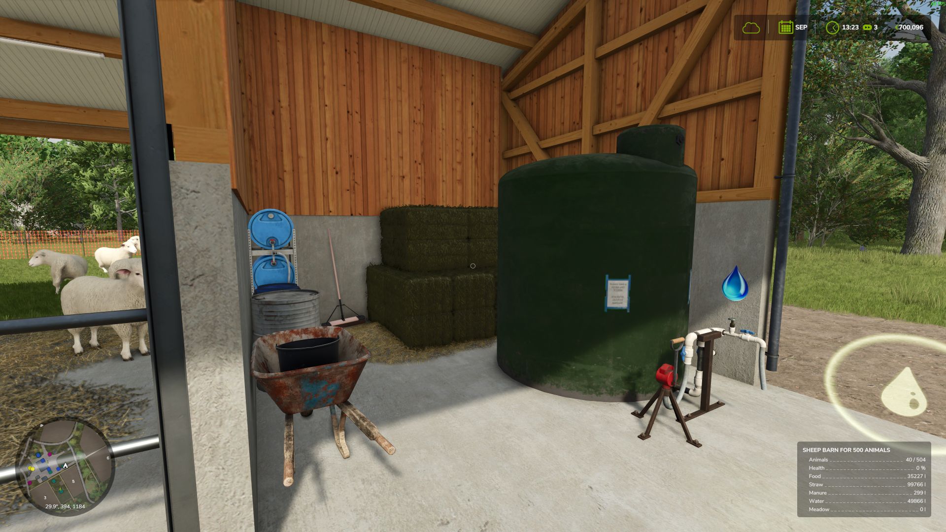 FS25 Sheep Barn For 500 Animals V1.0.0.1 Mod - Farming Simulator 25