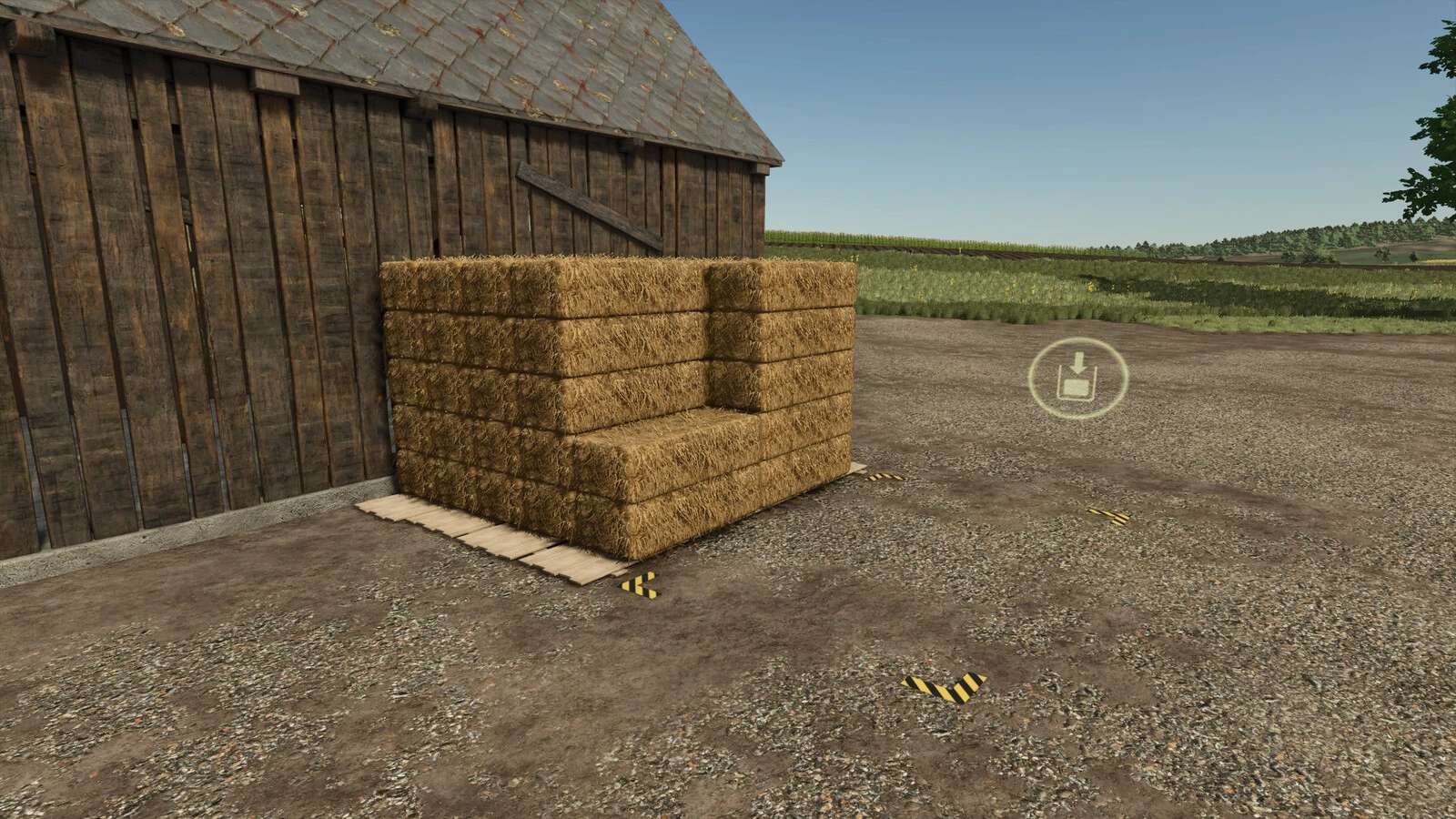 FS25 Small HD Bale Storage v1.0.0.0 Mod - Farming Simulator 25