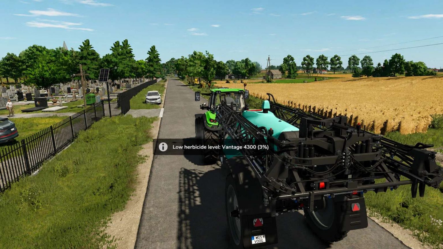 FS25 Smart Refill Reminder v1.0.0.0 Mod - Farming Simulator 25