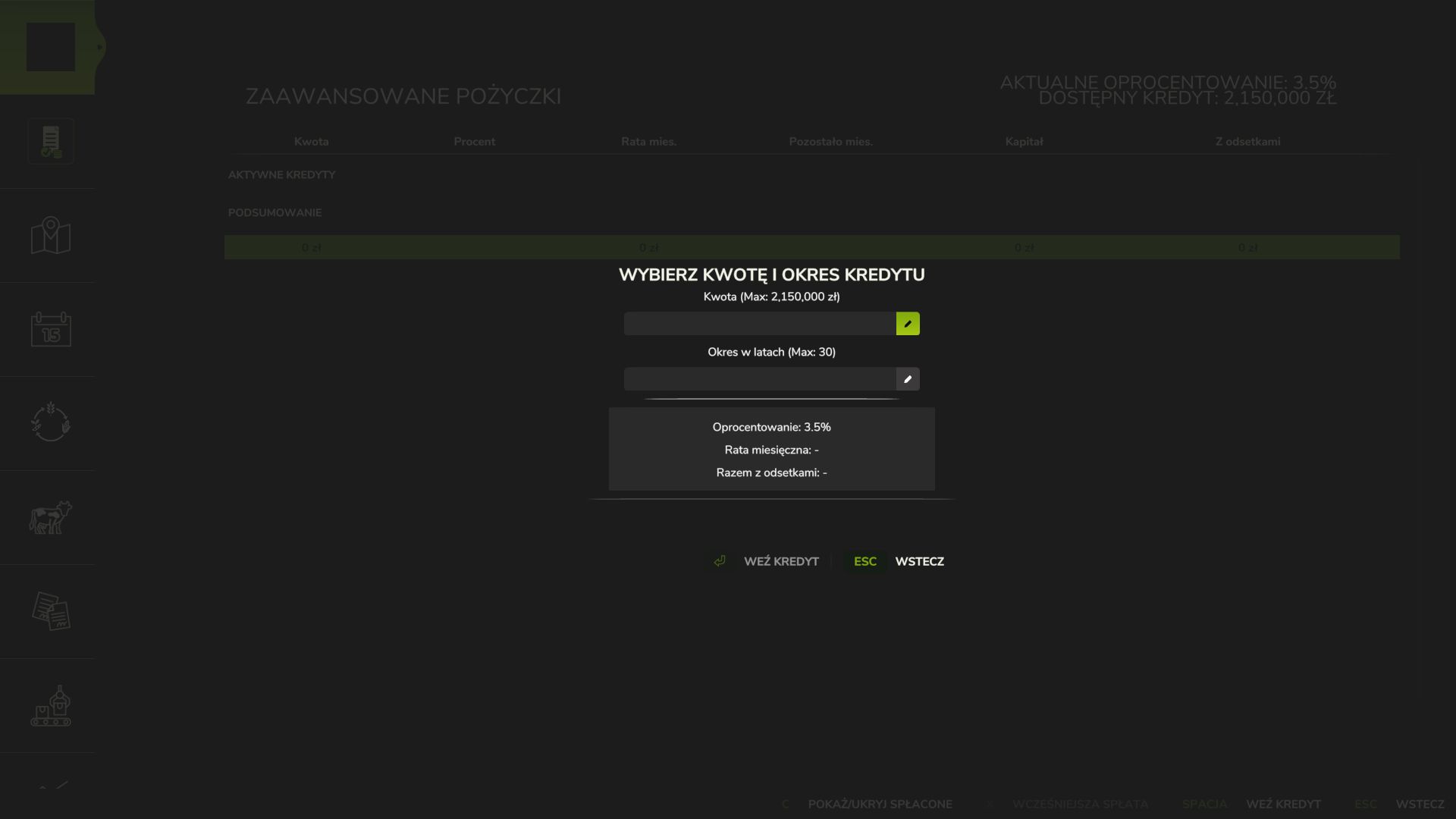 FS25 Advanced Loans V1.0.2.1 Mod - Farming Simulator 25