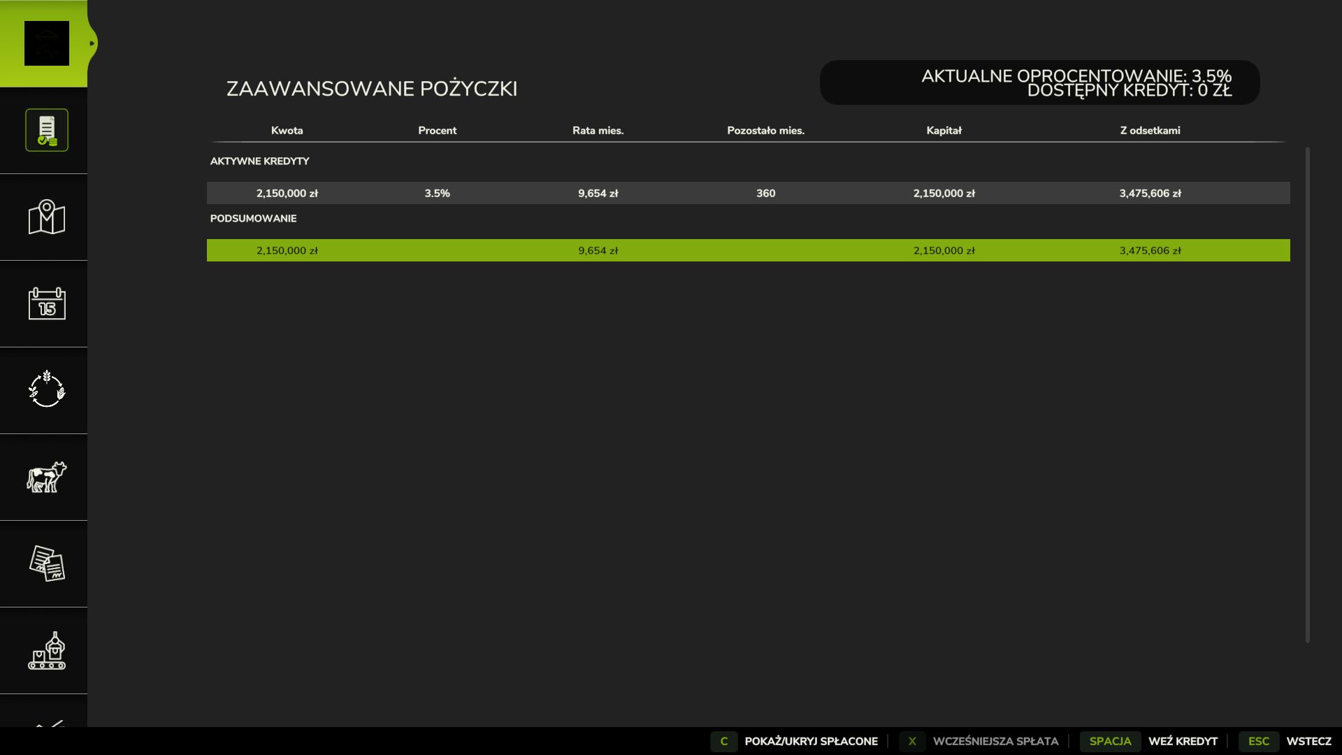 FS25 Advanced Loans V1.0.2.1 Mod - Farming Simulator 25