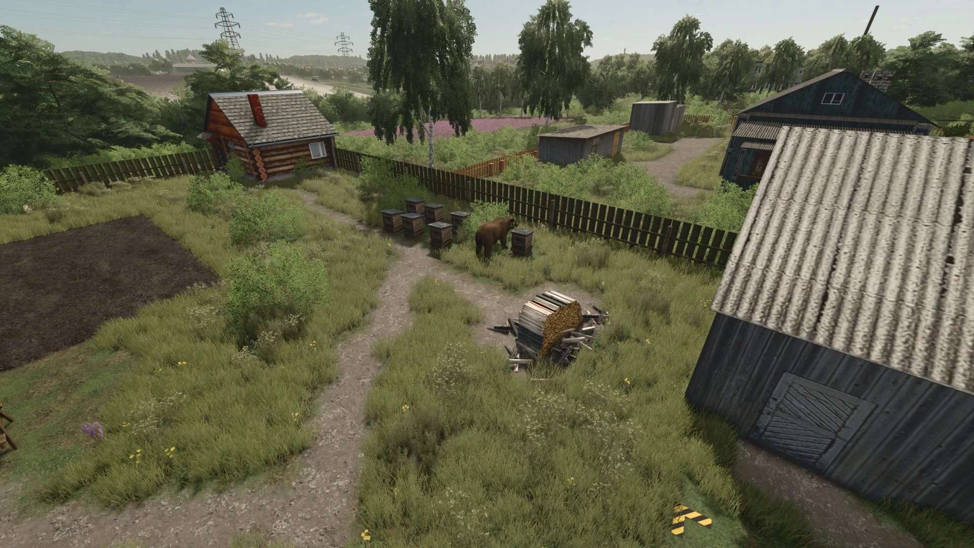FS25 Animal Pests (Bee Bear) v1.0.0.0 Mod - Farming Simulator 25