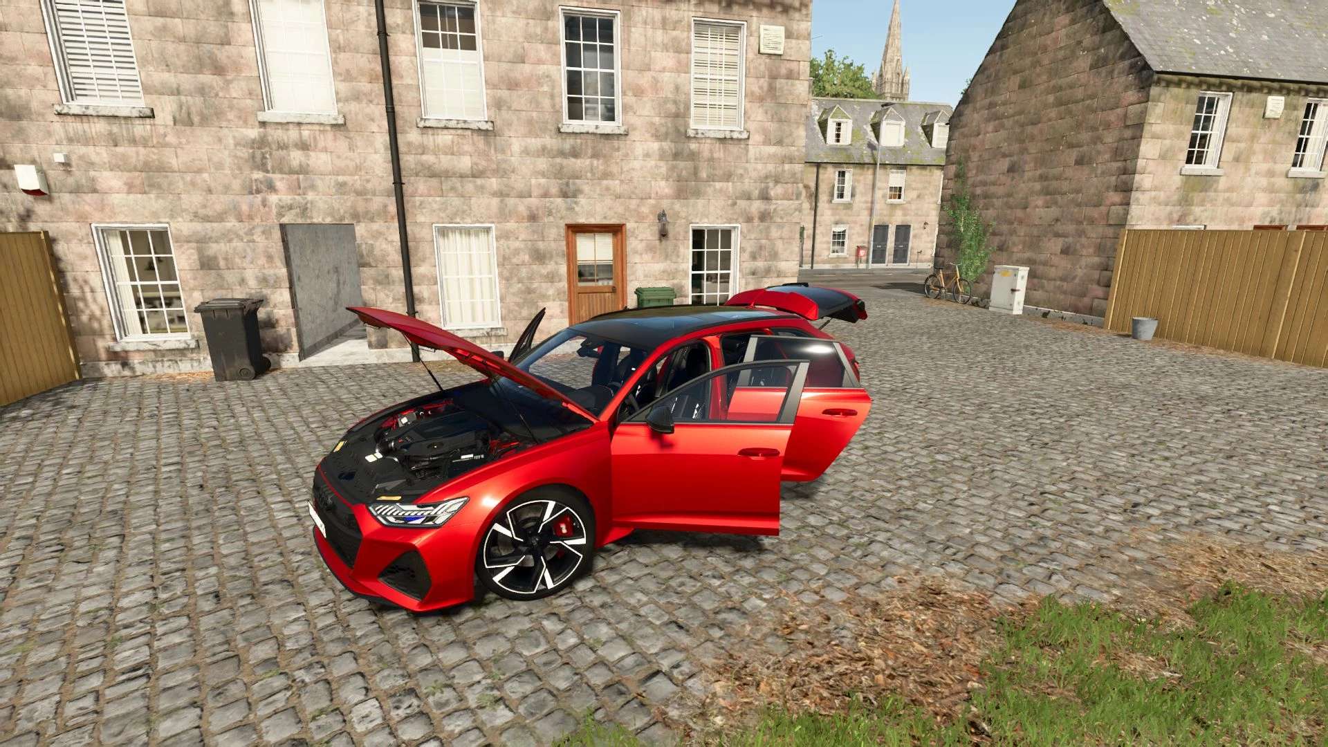 FS25 AUDI RS6 AVANT V1.1.0.0 Mod - Farming Simulator 25