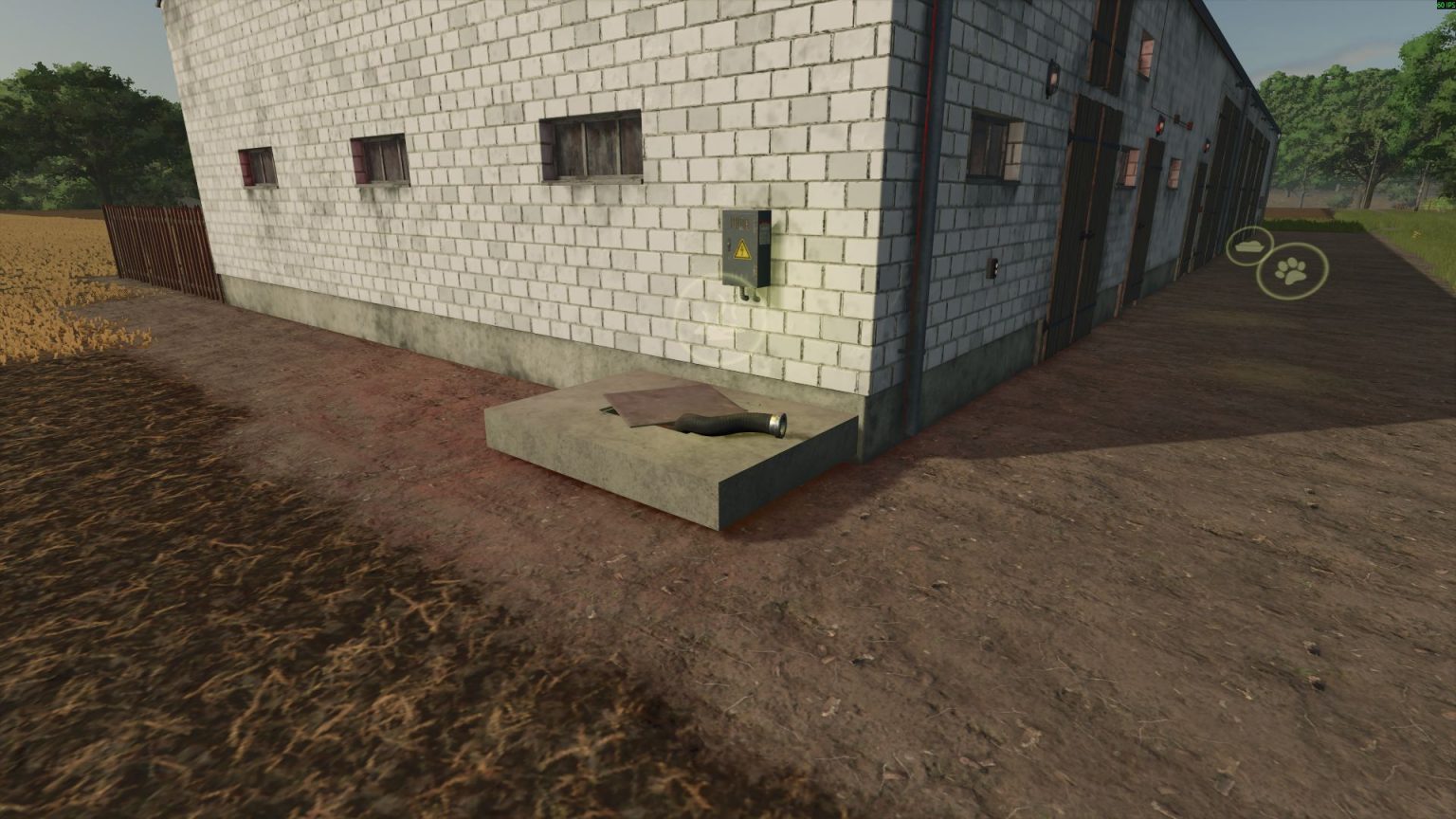 FS25 Barn with small basic pigsty V1.0.0.1 Mod - Farming Simulator 25
