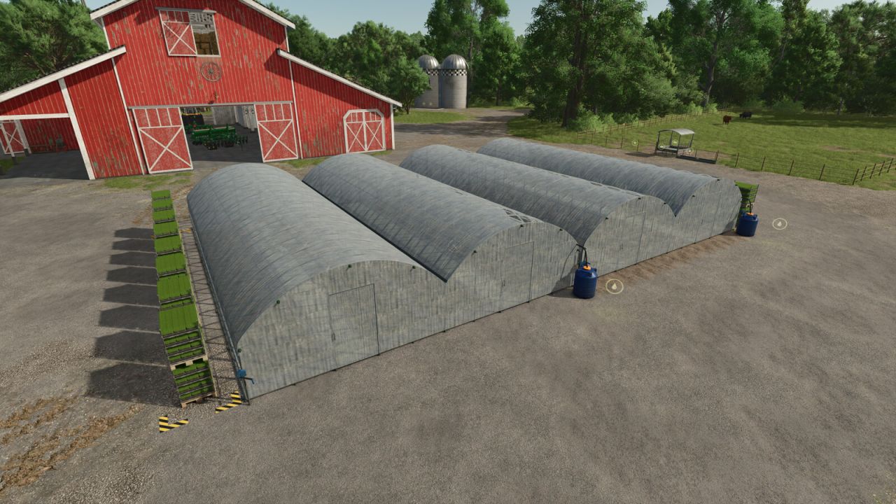 FS25 Boosted Greenhouses V1.0.0.1 Mod - Farming Simulator 25