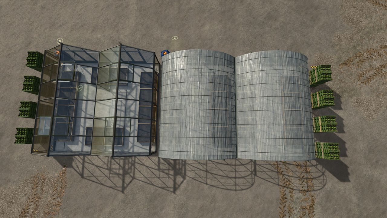 FS25 Boosted Greenhouses V1.0.0.1 Mod - Farming Simulator 25