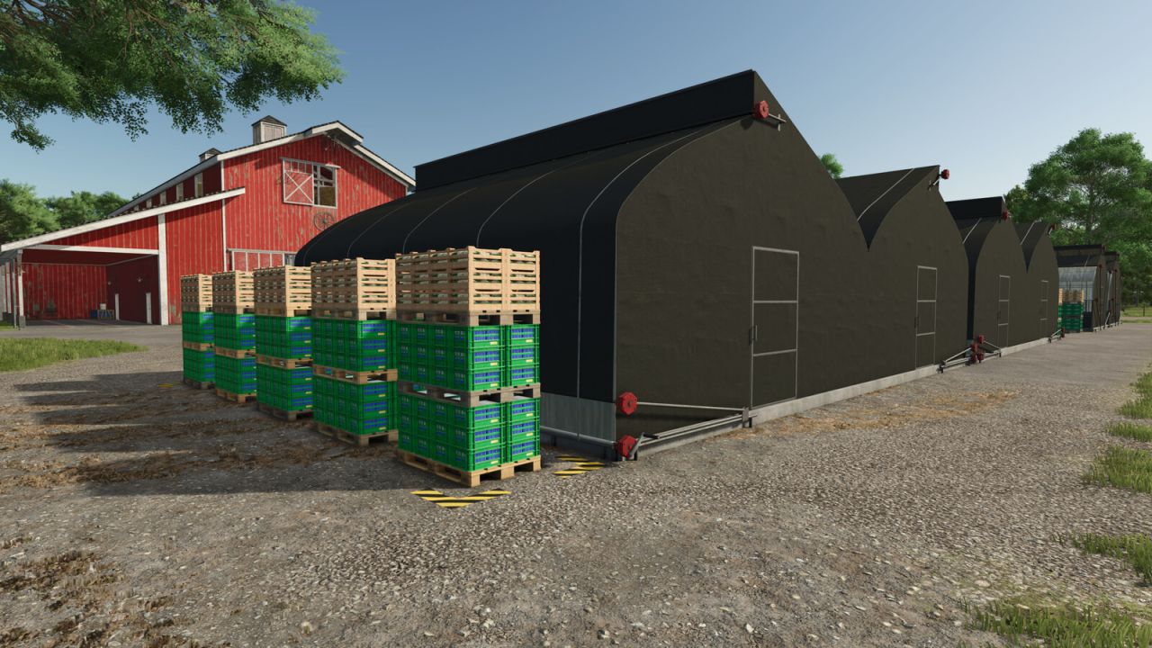 FS25 Boosted Greenhouses V1.0.0.1 Mod - Farming Simulator 25