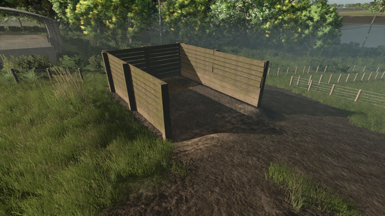 FS25 Brazilian Cow Pen With Loader V1.1.0.0 Mod - Farming Simulator 25