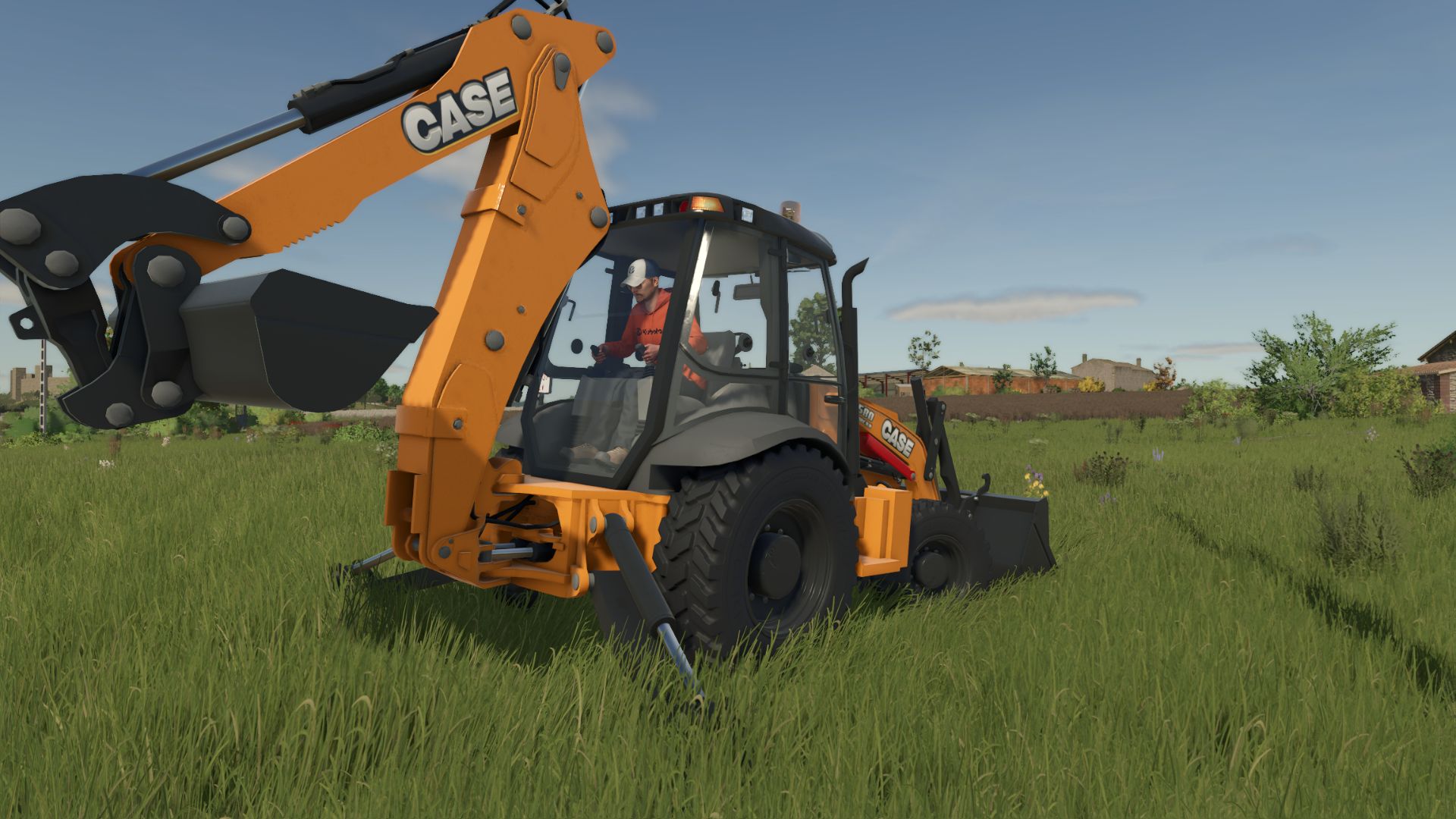 FS25 Case 580N & 580 Super N Backhoes V1.0.0.5 Mod - Farming Simulator 25