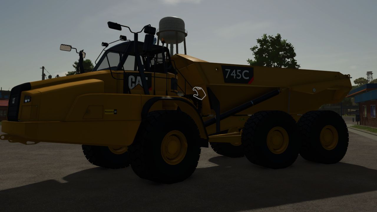 FS25 CAT 745C V1.0.0.0 Mod - Farming Simulator 25