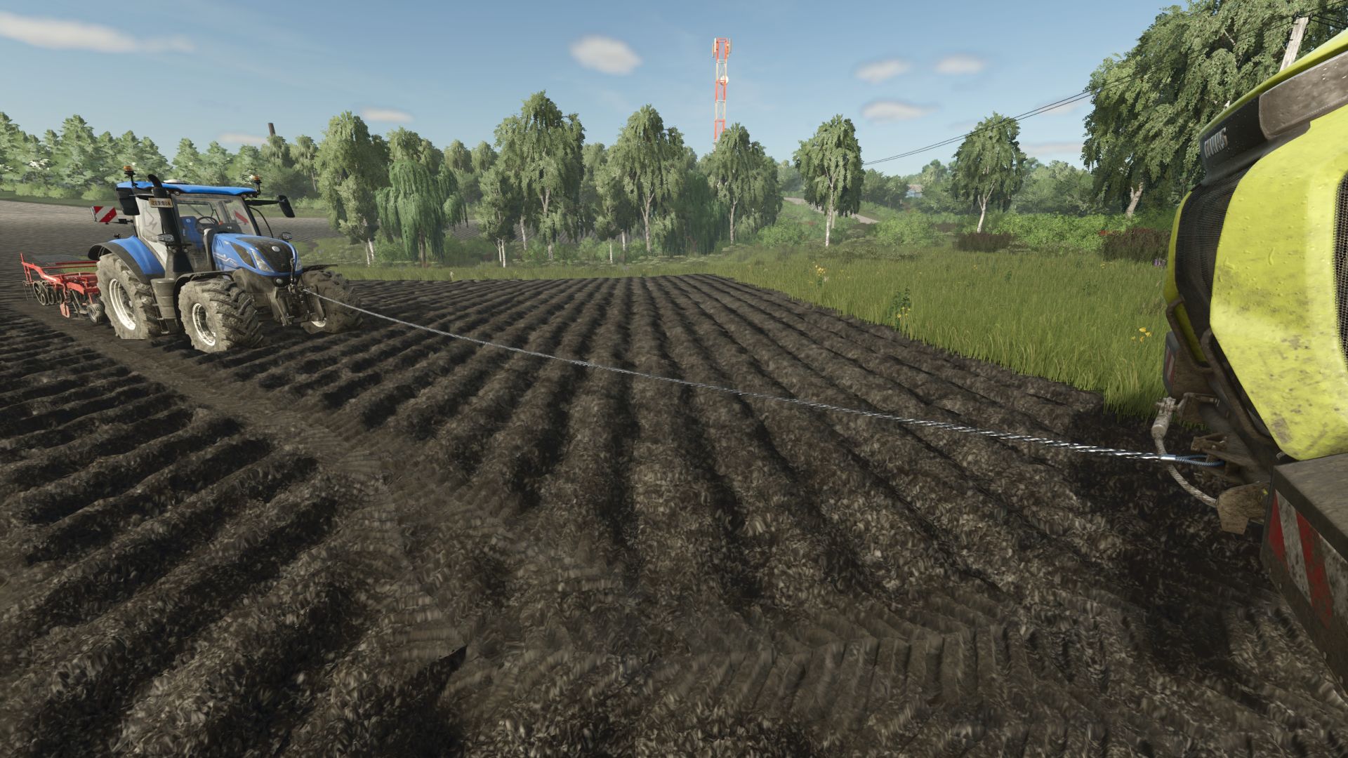 FS25 Connecting Tow Cable V1.0.2.0 Mod - Farming Simulator 25