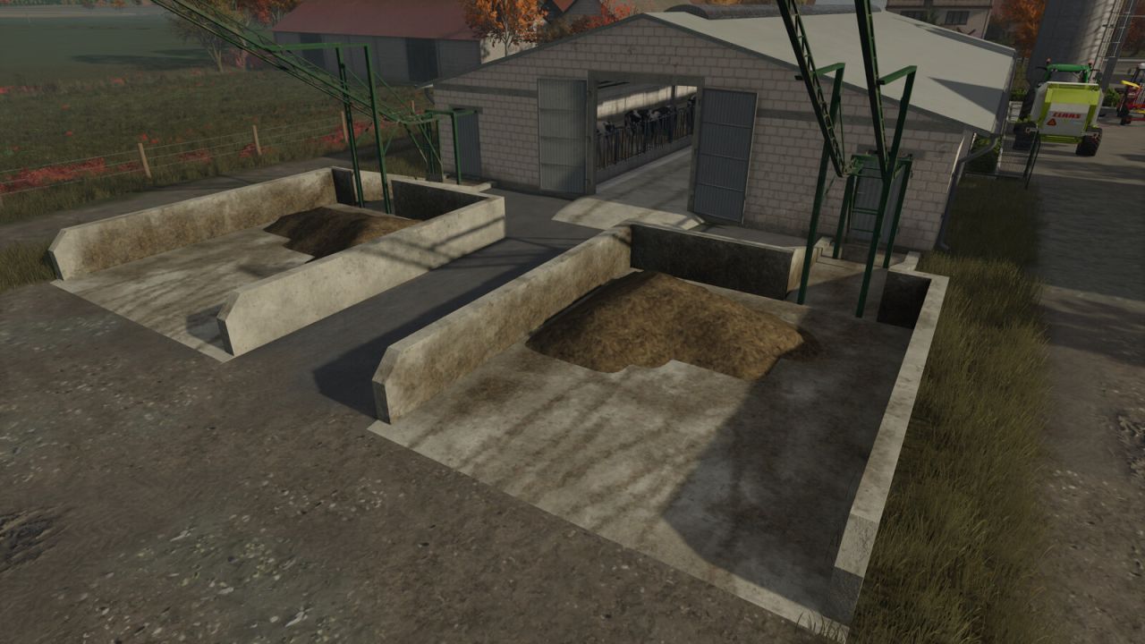 FS25 Cow Barn With Manure Conveyor V1.0.0.1 Mod - Farming Simulator 25