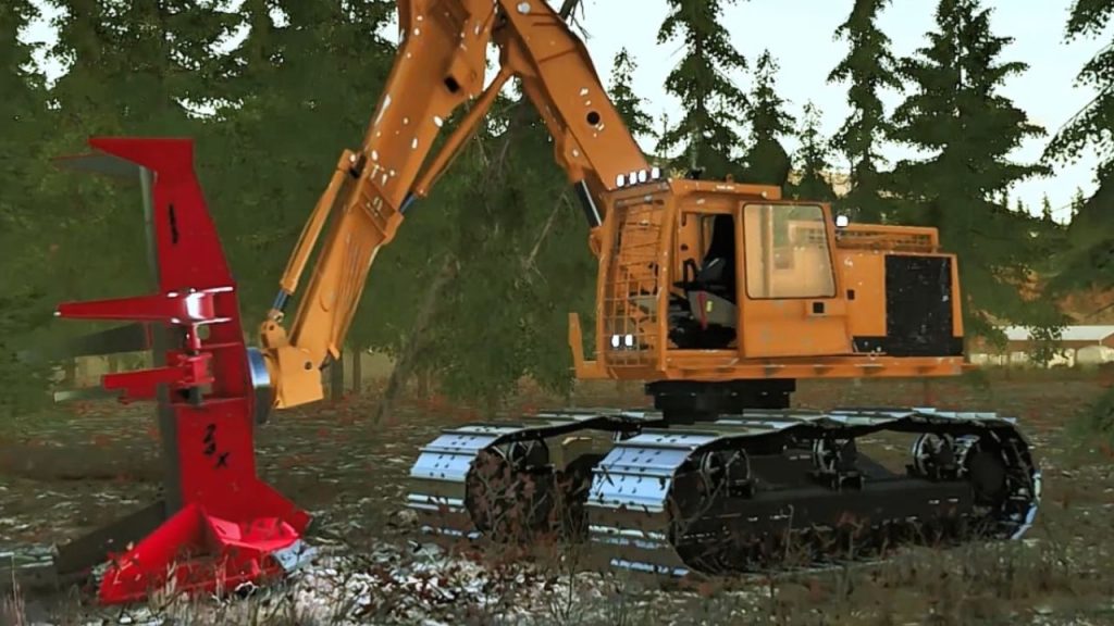 FS25 Custom feller buncher V1.0.0.0 Mod - Farming Simulator 25