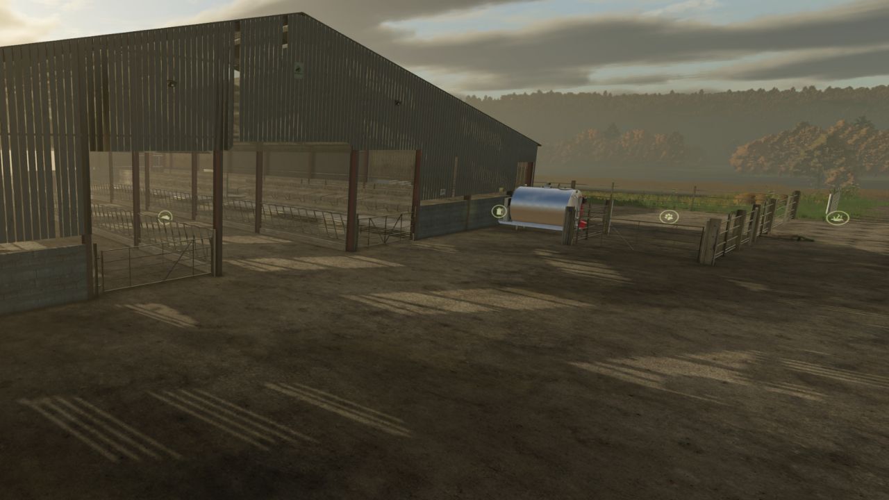 FS25 Dairy cattle barn with cubicles V2.0.0.0 Mod - Farming Simulator 25