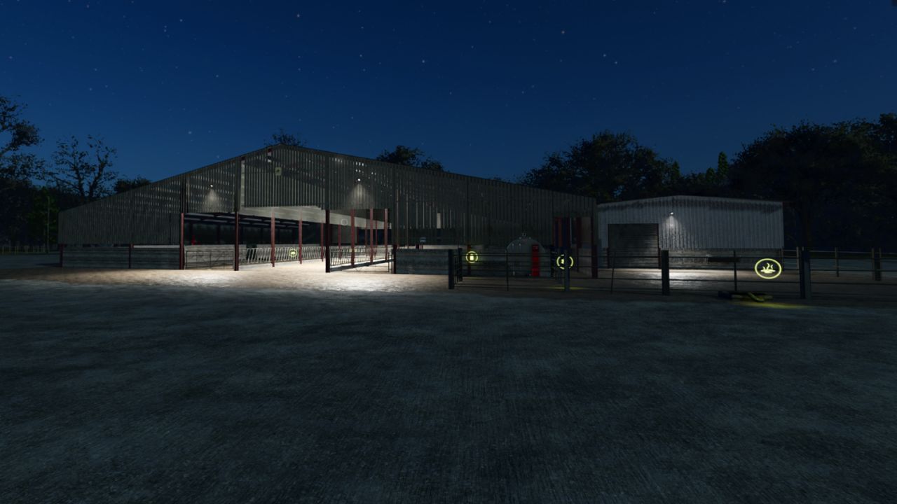 FS25 Dairy cattle barn with cubicles V2.0.0.0 Mod - Farming Simulator 25