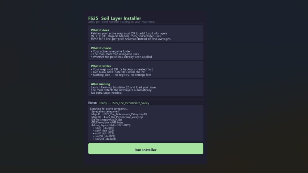FS25 Density Layer Installer V1.3.4.0 Mod - Farming Simulator 25