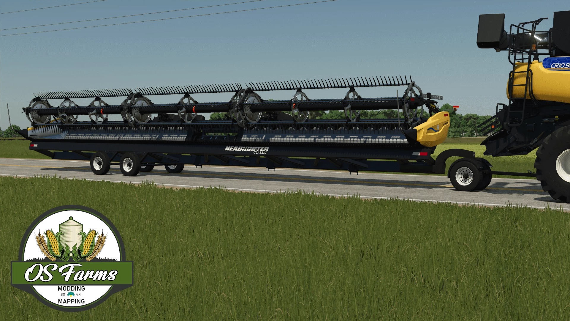 FS25 Dose Headmaster Header trailers v1.0.0.0 Mod - Farming Simulator 25