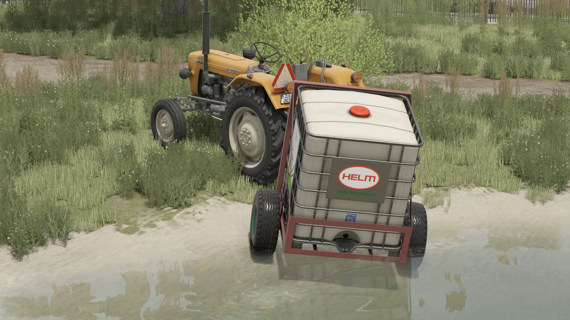 FS25 Homemade Water Trailer V1.0.0.0 Mod - Farming Simulator 25