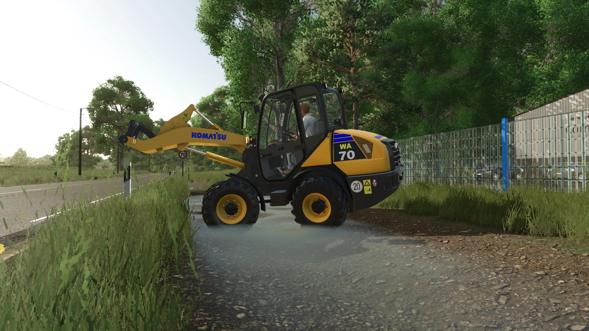 FS25 Komatsu WA70 v1.0.0.0 Mod - Farming Simulator 25