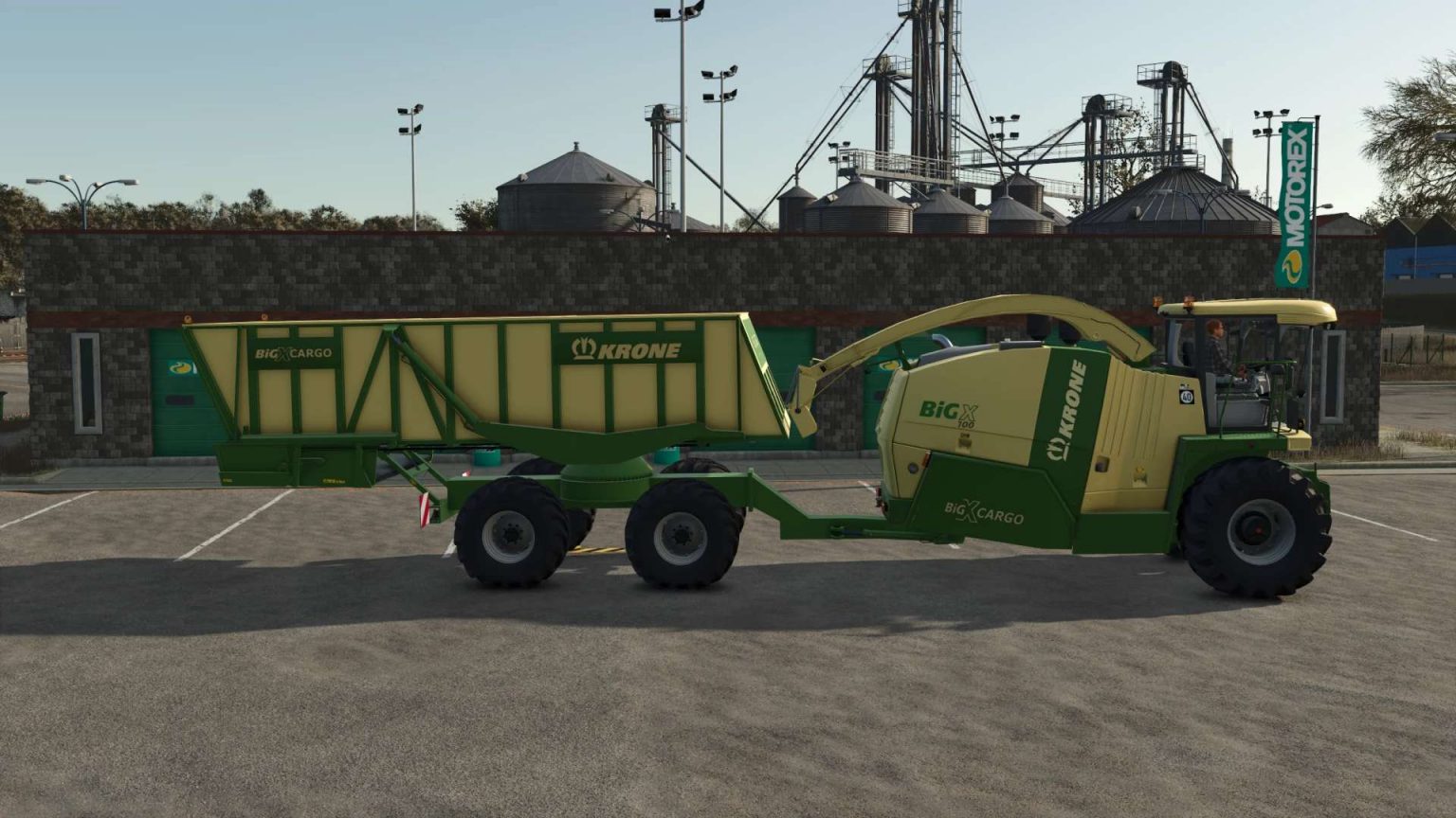 FS25 Krone BigX 1100 Cargo rebuild v1.0.2.0 Mod - Farming Simulator 25