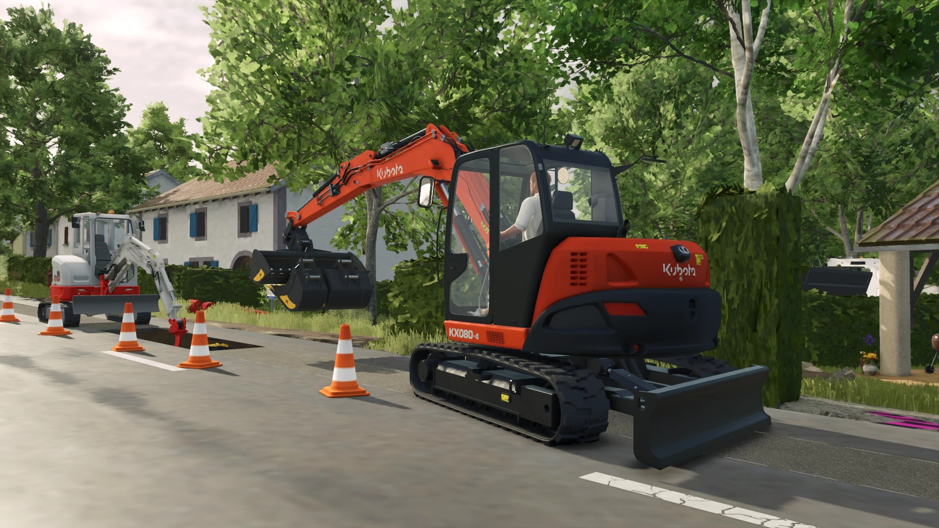 FS25 Kubota kx080 v1.0.0.0 Mod - Farming Simulator 25